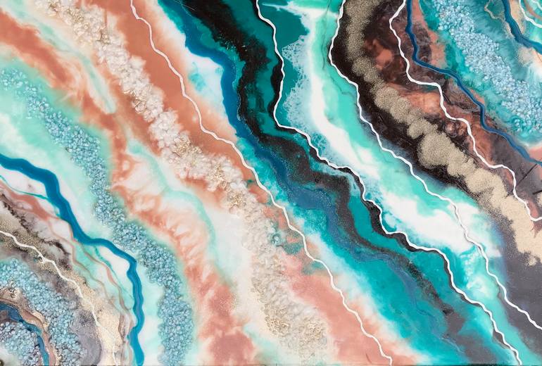 Geode Drawing by Stasy Khersonskya | Saatchi Art