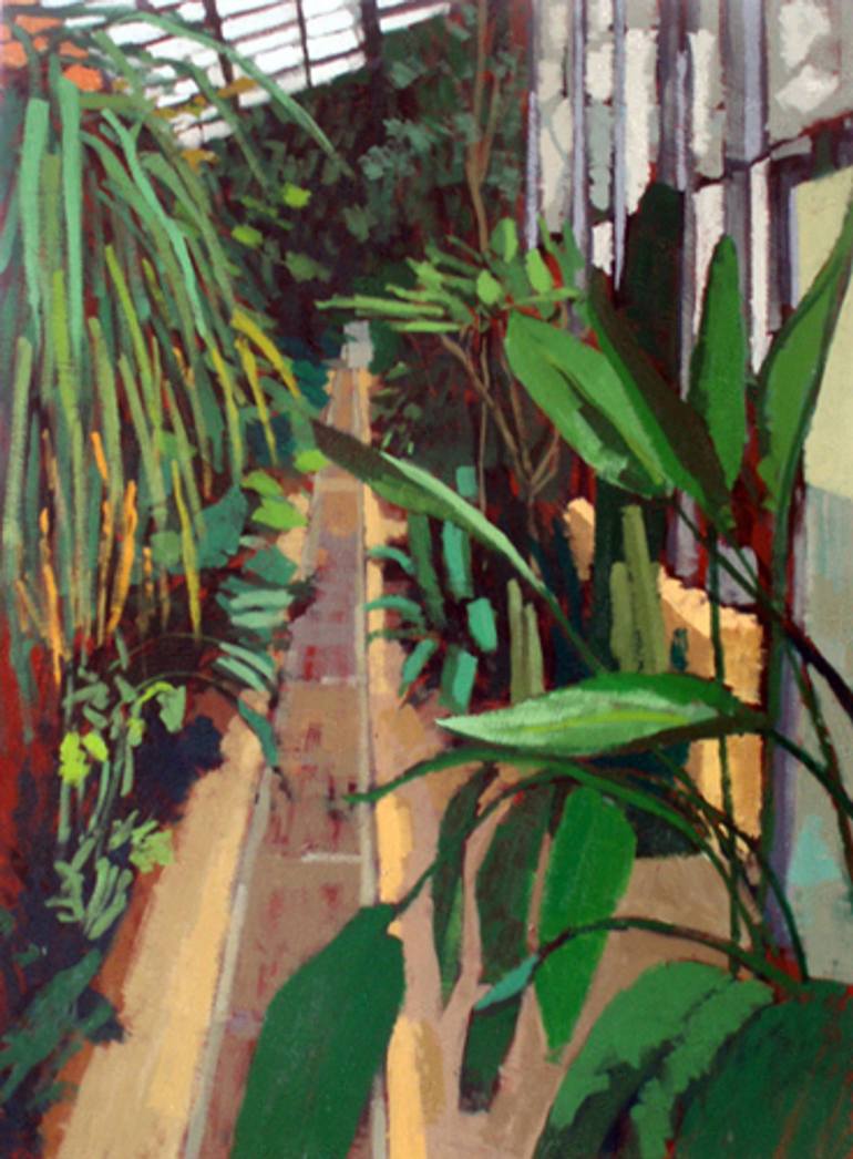 Botanic Garden, Oxford Painting by Patrick Lewis | Saatchi Art