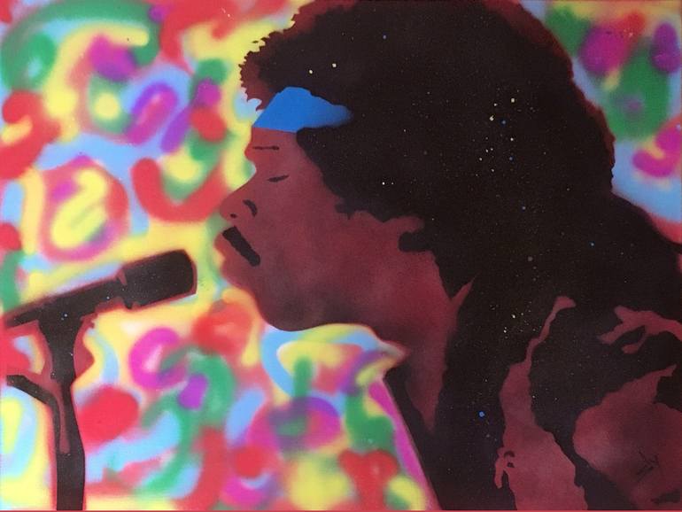 Popiconic moment 3. The last hey Joe ( psyche on a box canvas ...