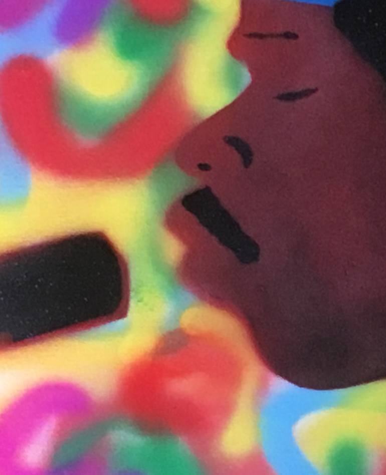 Popiconic moment 3. The last hey Joe ( psyche on a box canvas ...