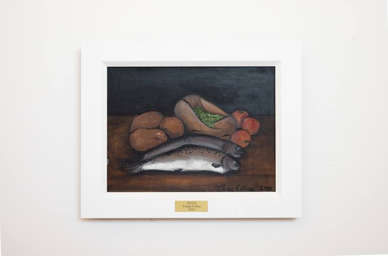 Peces Painting by Felipe Colina | Saatchi Art