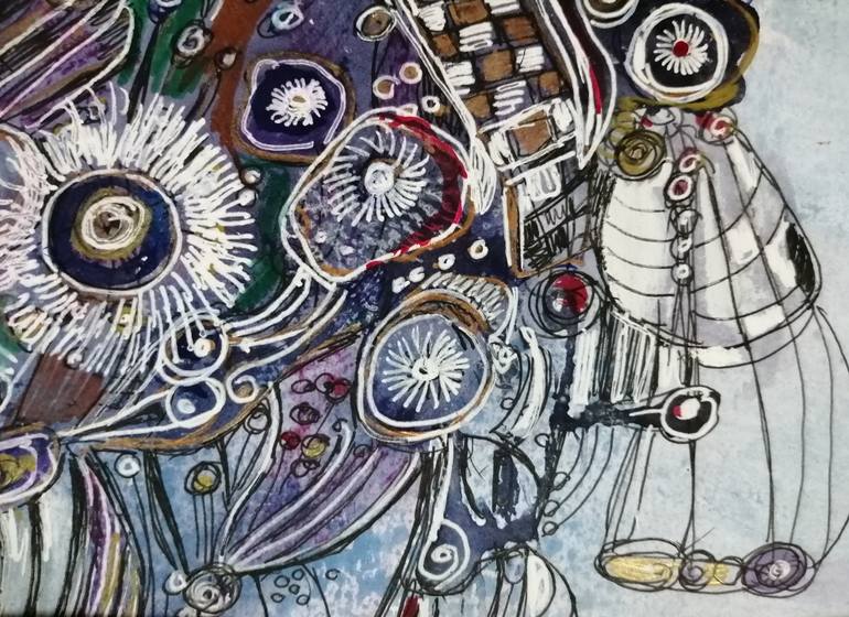 Splash Drawing by Fiona Muir | Saatchi Art