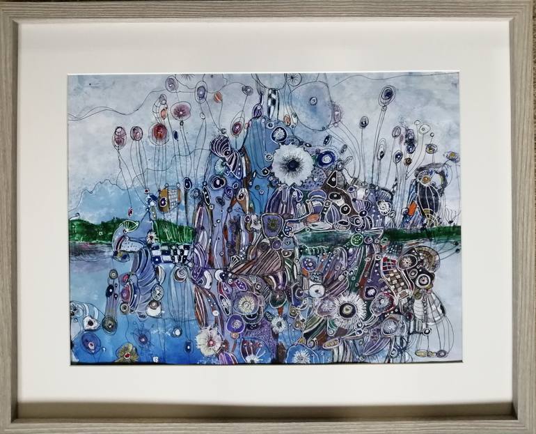 Splash Drawing by Fiona Muir | Saatchi Art