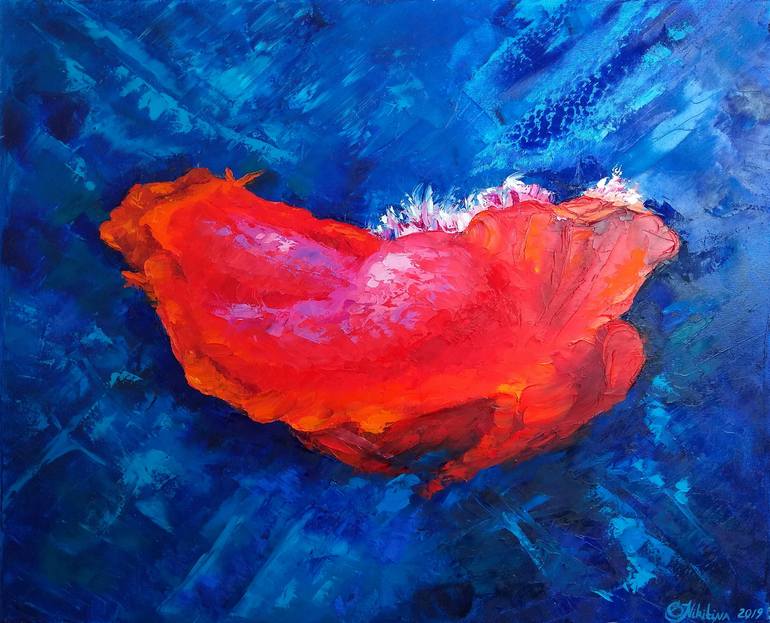Abstract oil painting. Spanish Dancer. Painting by Olga Nikitina ...