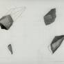 untitled, basalt shard #1 - 4 segments Drawing by Matt Niebuhr ...