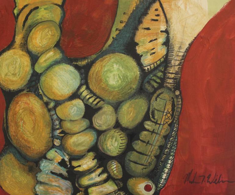 Orbs one Painting by Mark Wilson | Saatchi Art