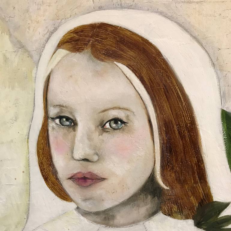 The body fluctuation When a child becomes a woman I Painting by ...