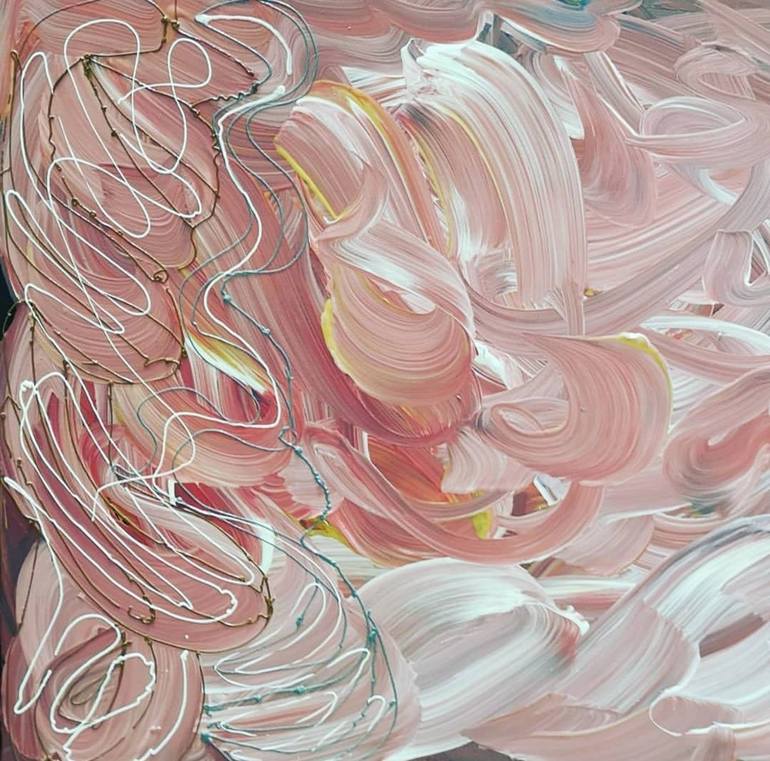 Pinky Lake Painting by blair vina | Saatchi Art