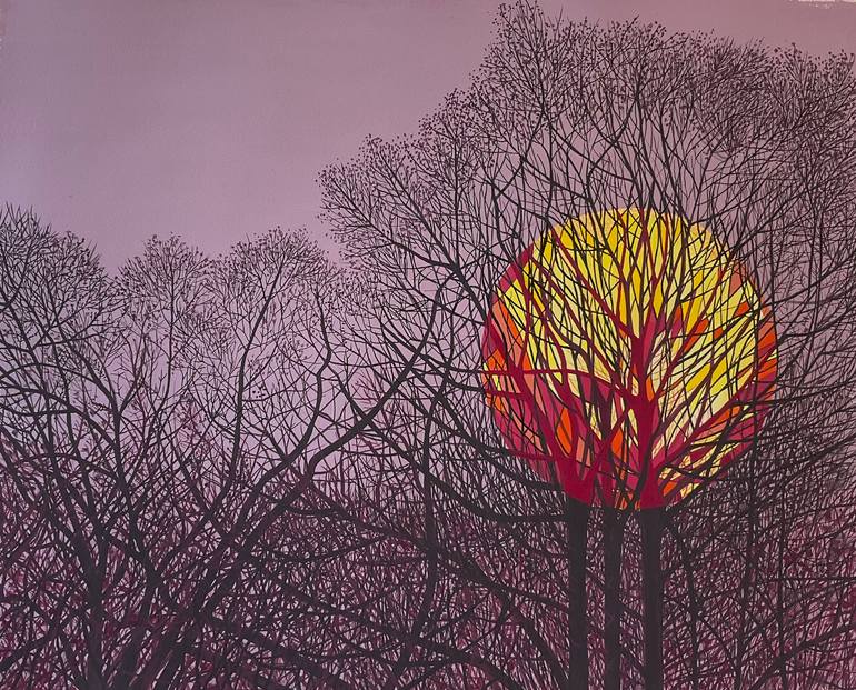 Sunrise Painting by Janet Darley | Saatchi Art