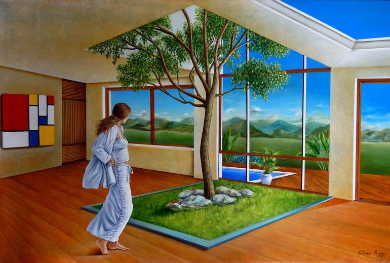 Utopia Painting by Fatima Marques | Saatchi Art