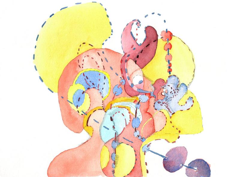 Lobster Claw Painting by Isabelle Dillard | Saatchi Art