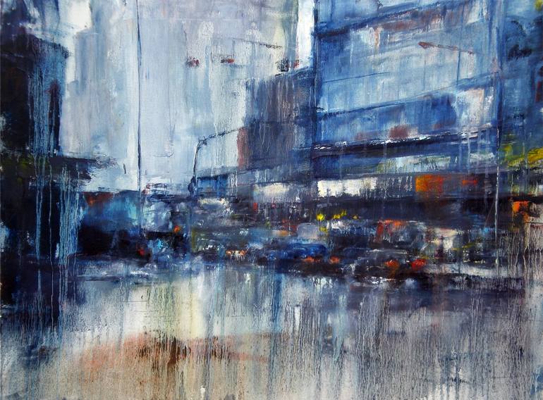 calle 401 Painting by grech santos | Saatchi Art