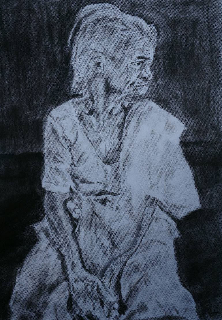 BEMUSED Drawing by Reshma M | Saatchi Art