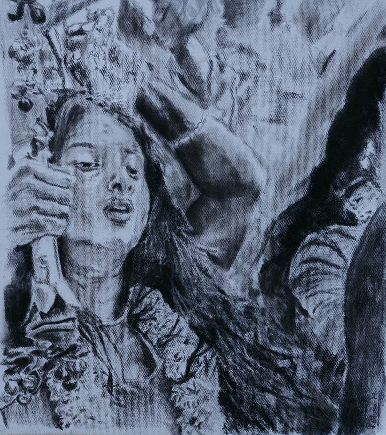 The Trance Drawing by RESHMA M | Saatchi Art
