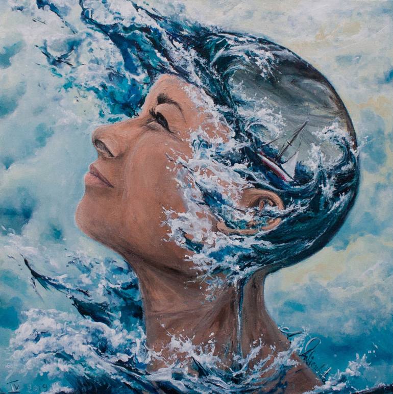 unsailed hours Painting by Anna Wierzbicka | Saatchi Art