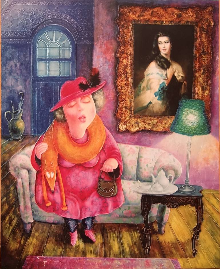 Rivals Painting by Tanya Say | Saatchi Art