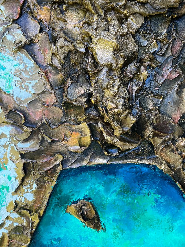 North Curl Curl No. 2 Painting by Kristyna Dostalova | Saatchi Art