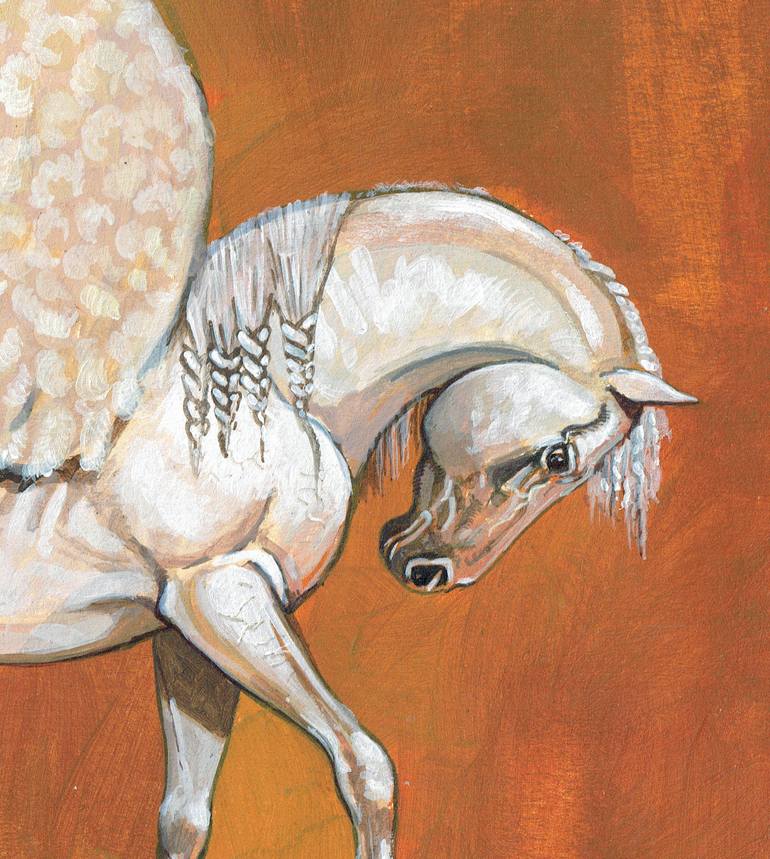My Pegasus. Painting by Sascha Lunyakov | Saatchi Art