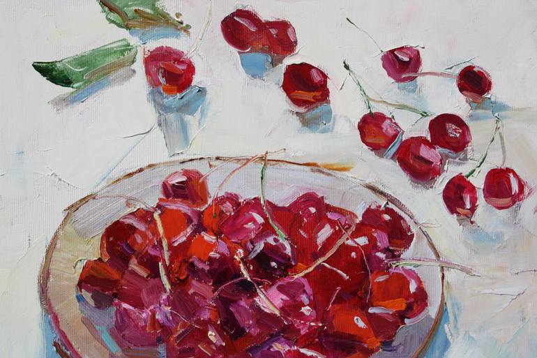 Сherry Painting by Yegor Dulin | Saatchi Art