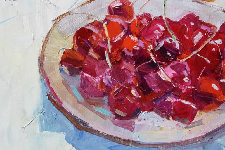 Сherry Painting by Yegor Dulin | Saatchi Art