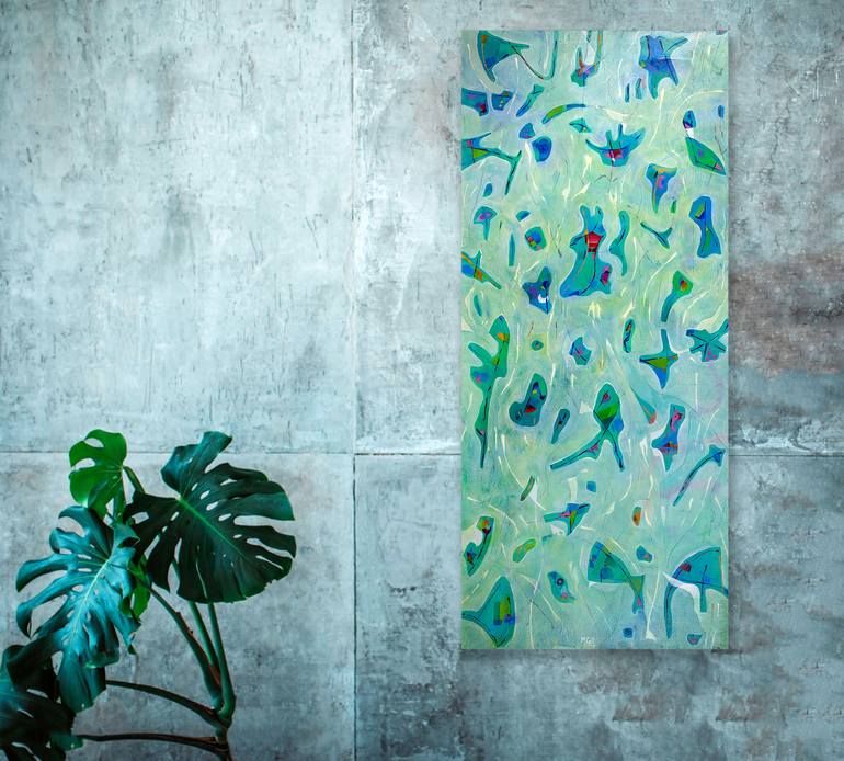 Amniotic Sea Painting by Marta Coll | Saatchi Art