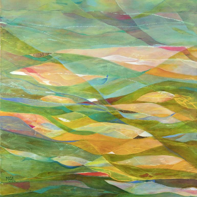 Fish and Birds Painting by Marta Coll | Saatchi Art