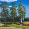 Stanstead Garden Painting by Gilbert Lessard | Saatchi Art
