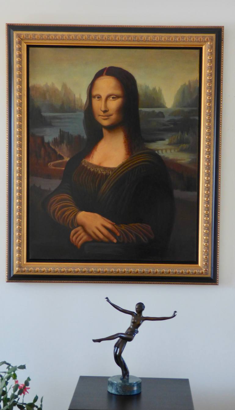 Study of Leonardo Da Vinci's Mona Lisa Painting by Gilbert Lessard ...