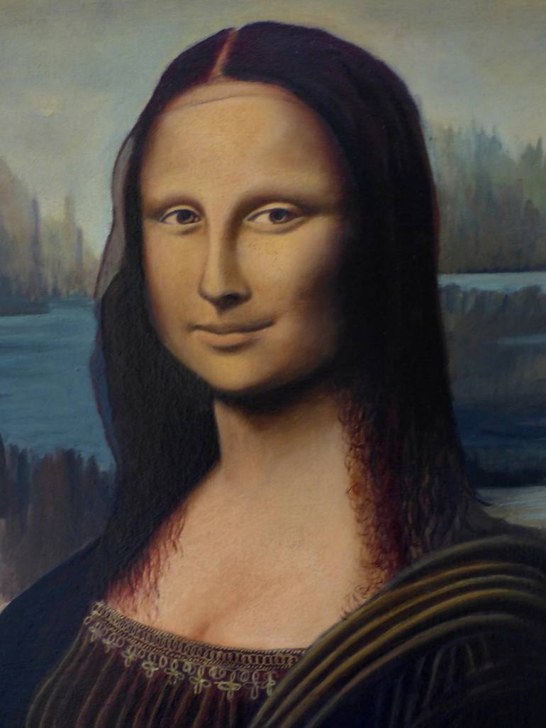 Study of Leonardo Da Vinci's Mona Lisa Painting by Gilbert Lessard ...