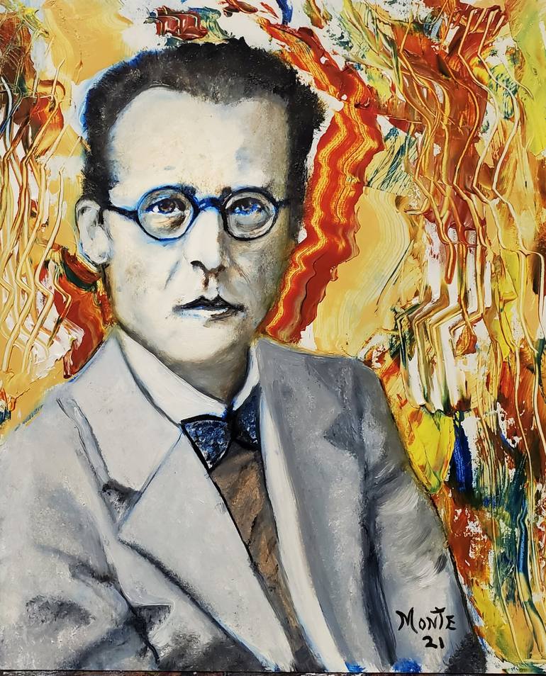 EDWIN SCHRODINGER Painting by John Monteleone | Saatchi Art