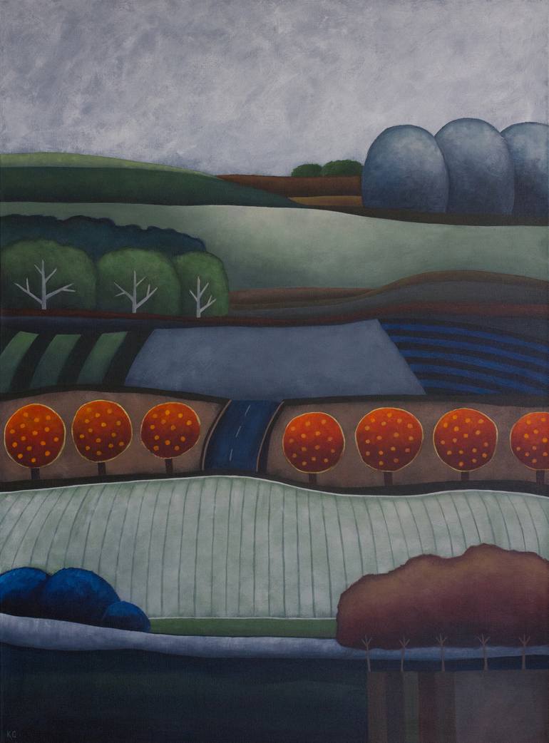 Dusk and Dreams Painting by Kate Graham | Saatchi Art