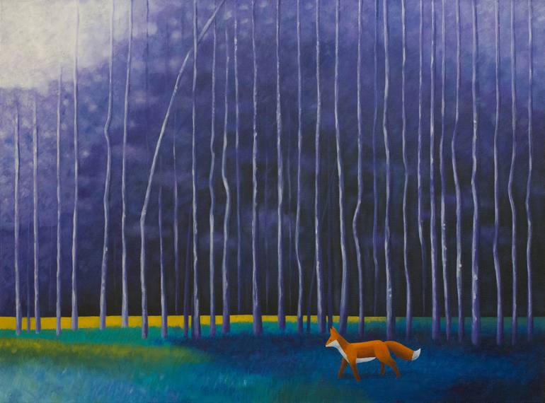 Twilight Stroll Painting by Kate Graham | Saatchi Art