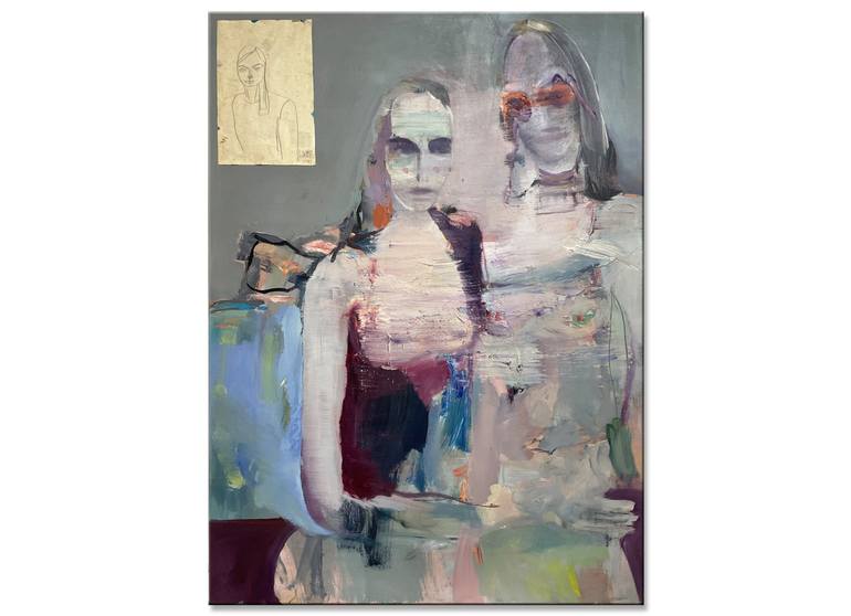 Freundinnen Painting by Thomas Stephan | Saatchi Art