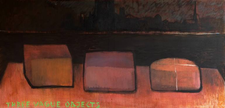 Three Vague Objects Painting by Svilen Stefanov | Saatchi Art