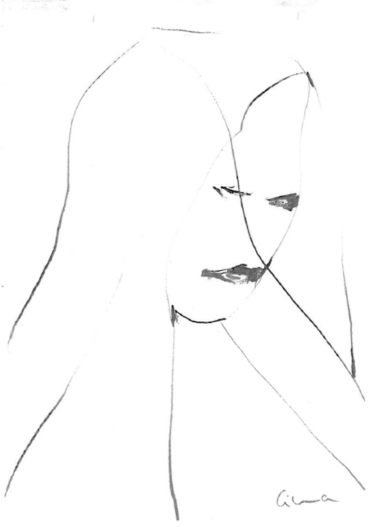 hover Drawing by Cima Farahmandi | Saatchi Art