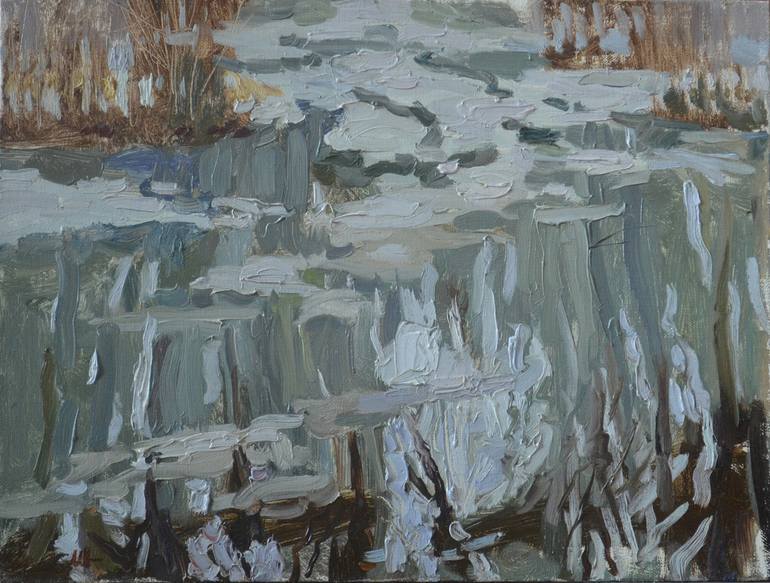 Thaw Painting by maxim melnikov | Saatchi Art