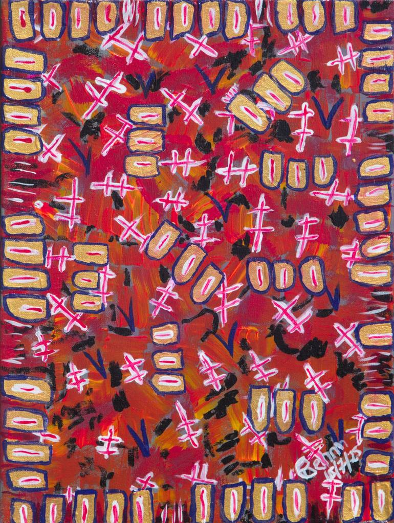 Qbits drill for Action Painting by Christopher Rehm | Saatchi Art
