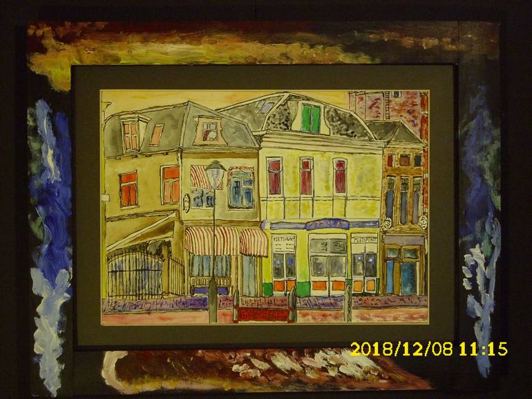 A Street in Utrecht Painting by Christopher Rehm | Saatchi Art