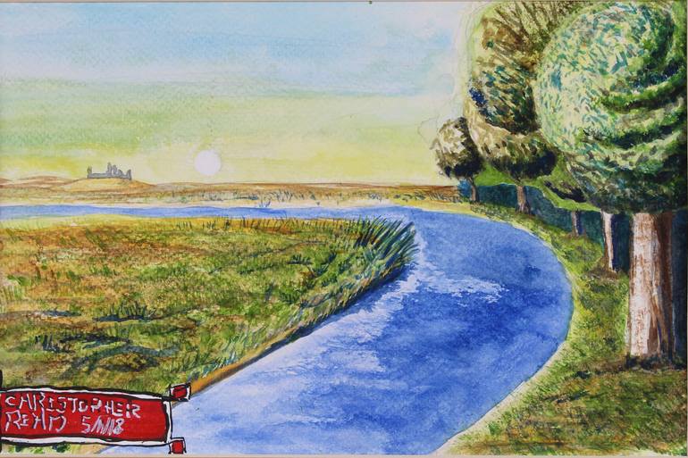 A Sunny Day Outside the Castle Painting by Christopher Rehm | Saatchi Art