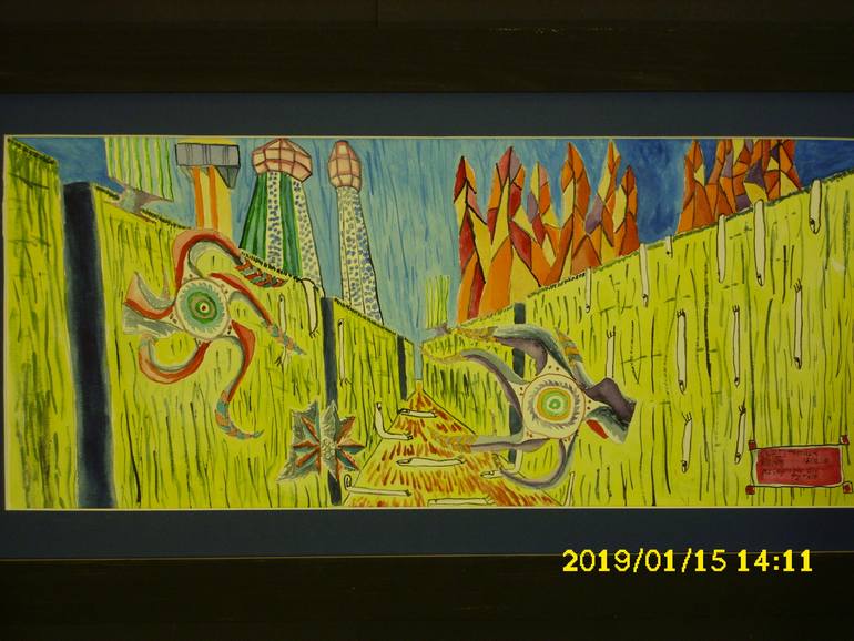 Sea Beasties in the Trench Painting by Christopher Rehm | Saatchi Art