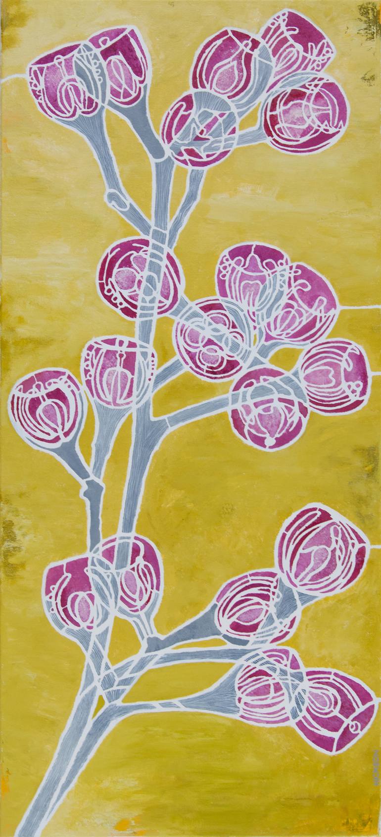 Sustain l Eucalyptus crebra Painting by Julie Hickson | Saatchi Art