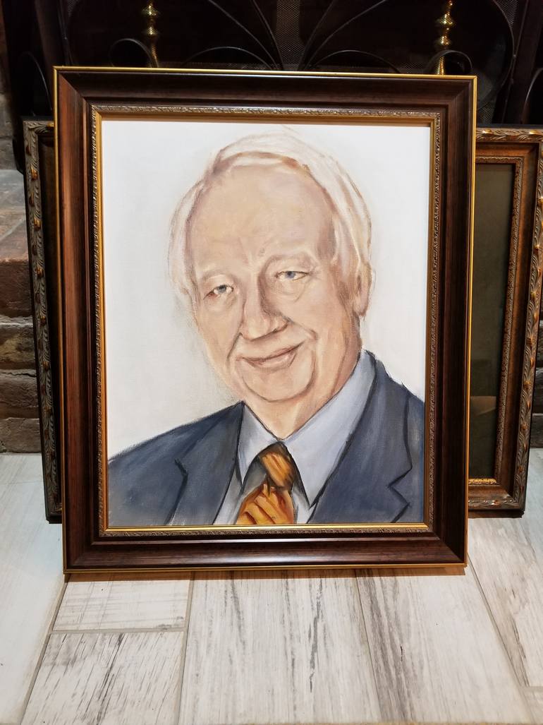 Alfred g Anderson (grandaddy) Painting by Kyle Bennett | Saatchi Art