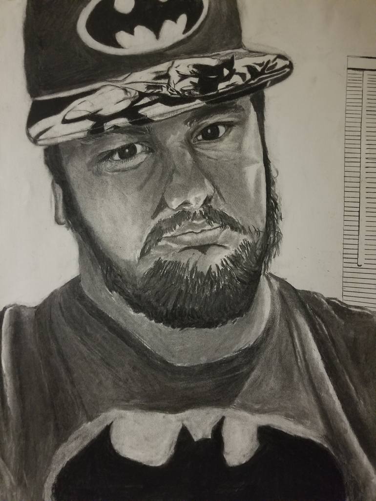 Batman hat Drawing by Timothy Spilman | Saatchi Art