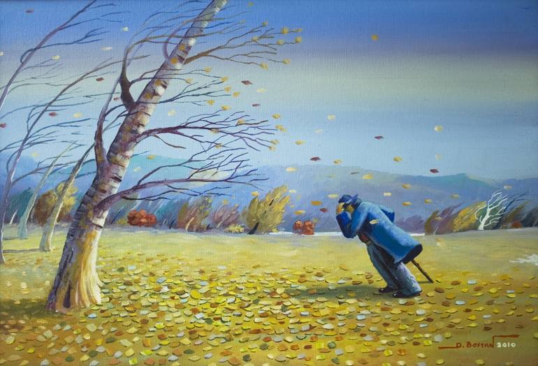 Perfect Storm Painting by Dumitru Bostan | Saatchi Art