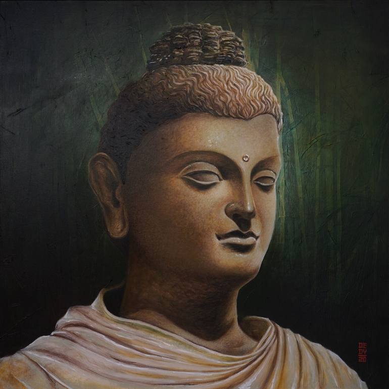 Buddha Painting by dedy suherdi | Saatchi Art