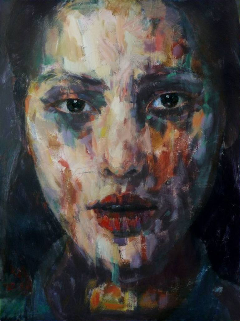 liuwen Painting by hugo zhou | Saatchi Art
