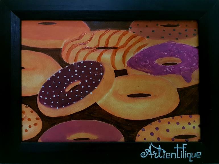 GOURMET Painting by Aisha Mir | Saatchi Art