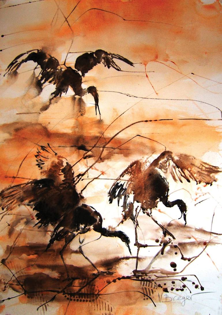 hungry Painting by Varda Breger | Saatchi Art