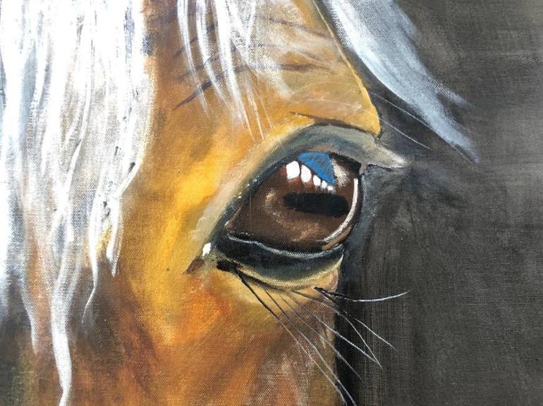 Eye of Runner Painting by Umer Asif | Saatchi Art