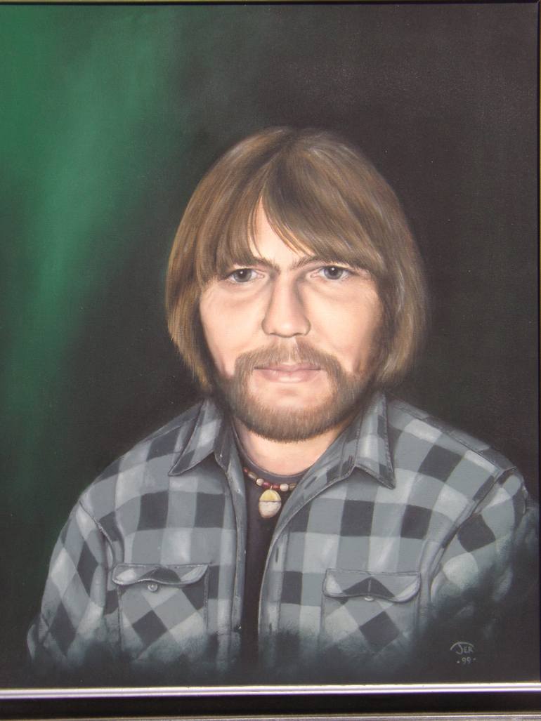 Jer Self Portrait Painting by Jer Trueax | Saatchi Art